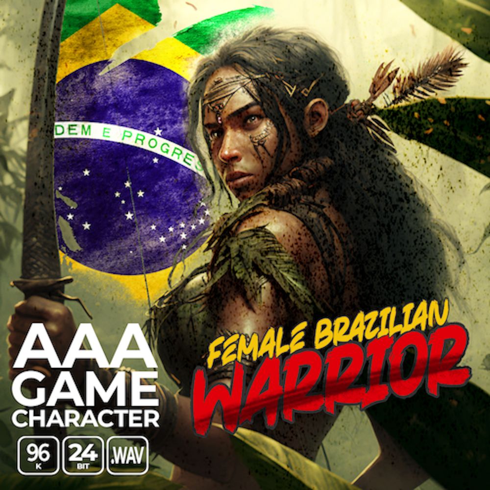 AAA Game Character Female Brazilian Warrior Sample Pack | LANDR Samples