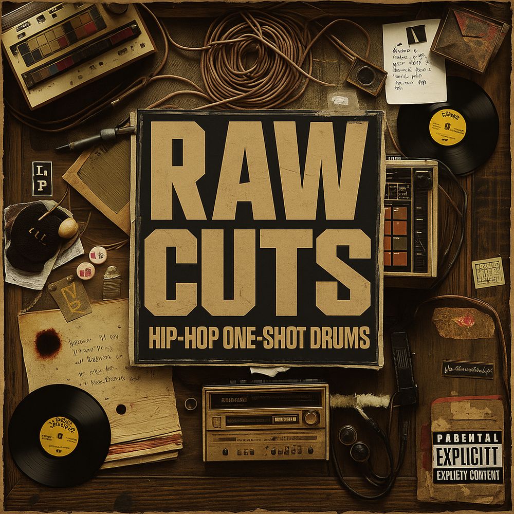 Raw Cuts - Hip-Hop One-Shot Drums Sample Pack | LANDR Samples