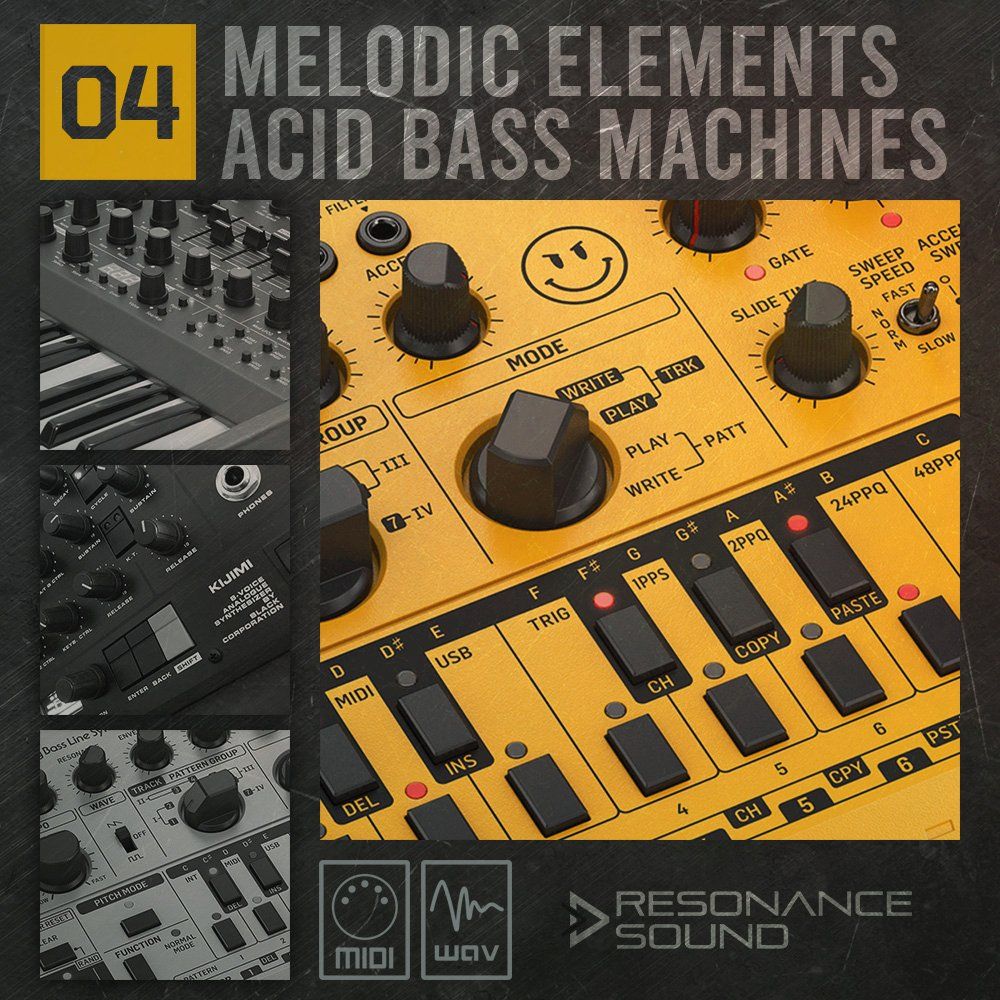 Melodic Elements 04 - Acid Bass Machines Sample Pack | LANDR Samples