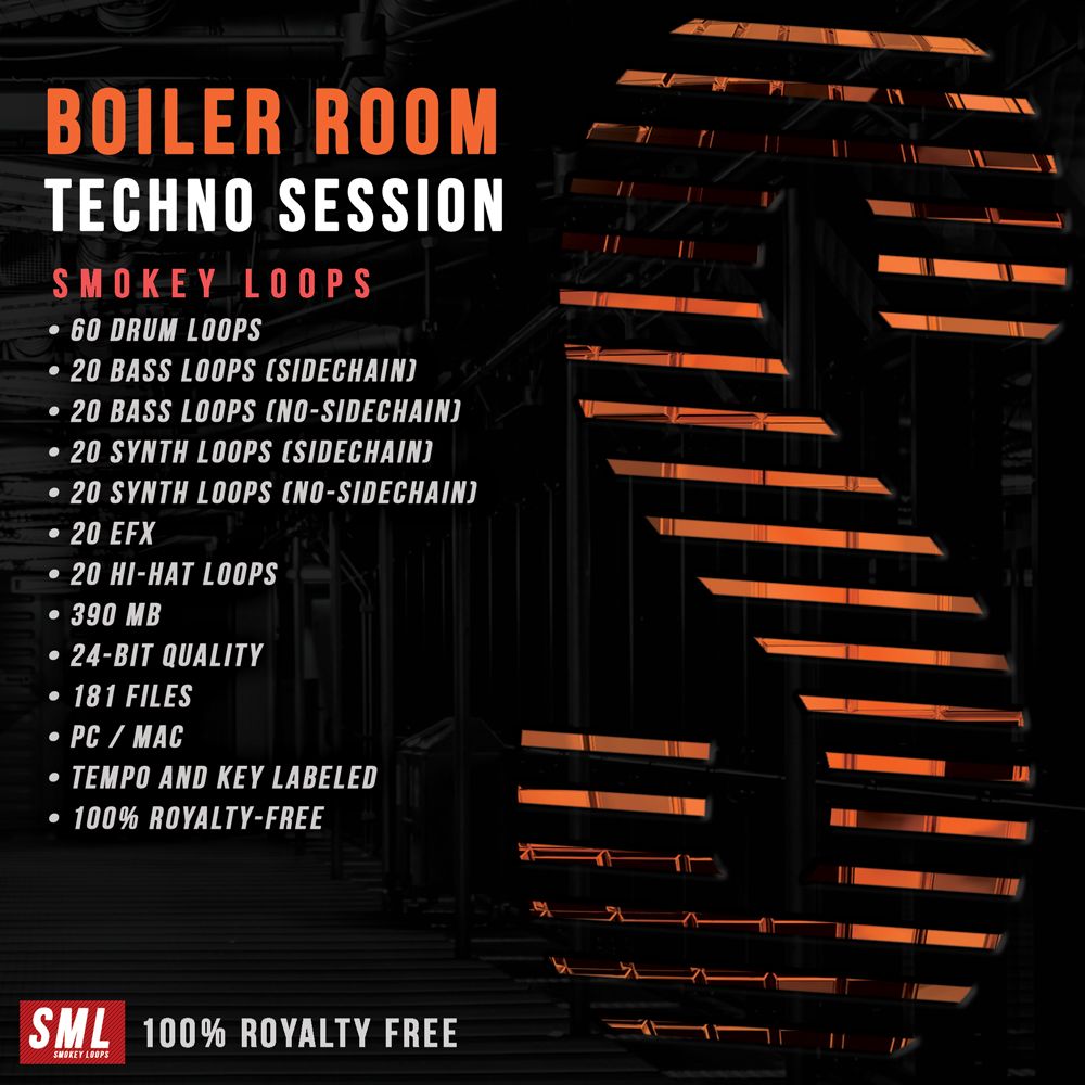 Boiler Room Techno Session Paquete de Samples | LANDR Samples