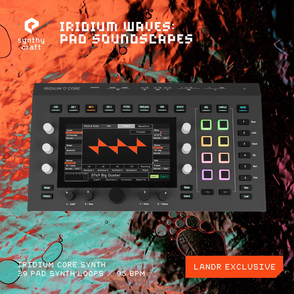 Iridium Waves - Pad Soundscapes Sample Pack | LANDR Samples