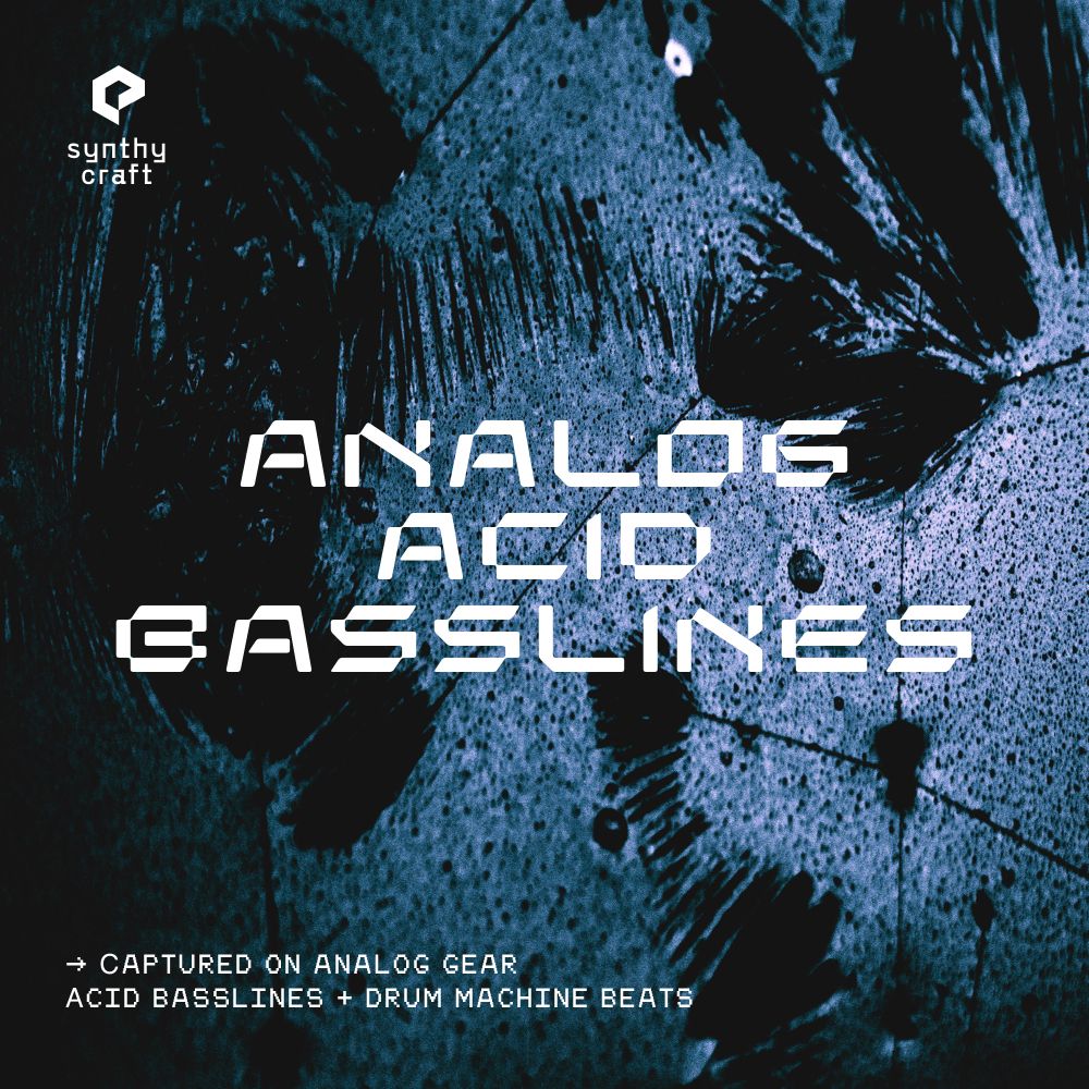 Analog Acid Basslines & Drum Machine Beats Sample Pack | LANDR Samples
