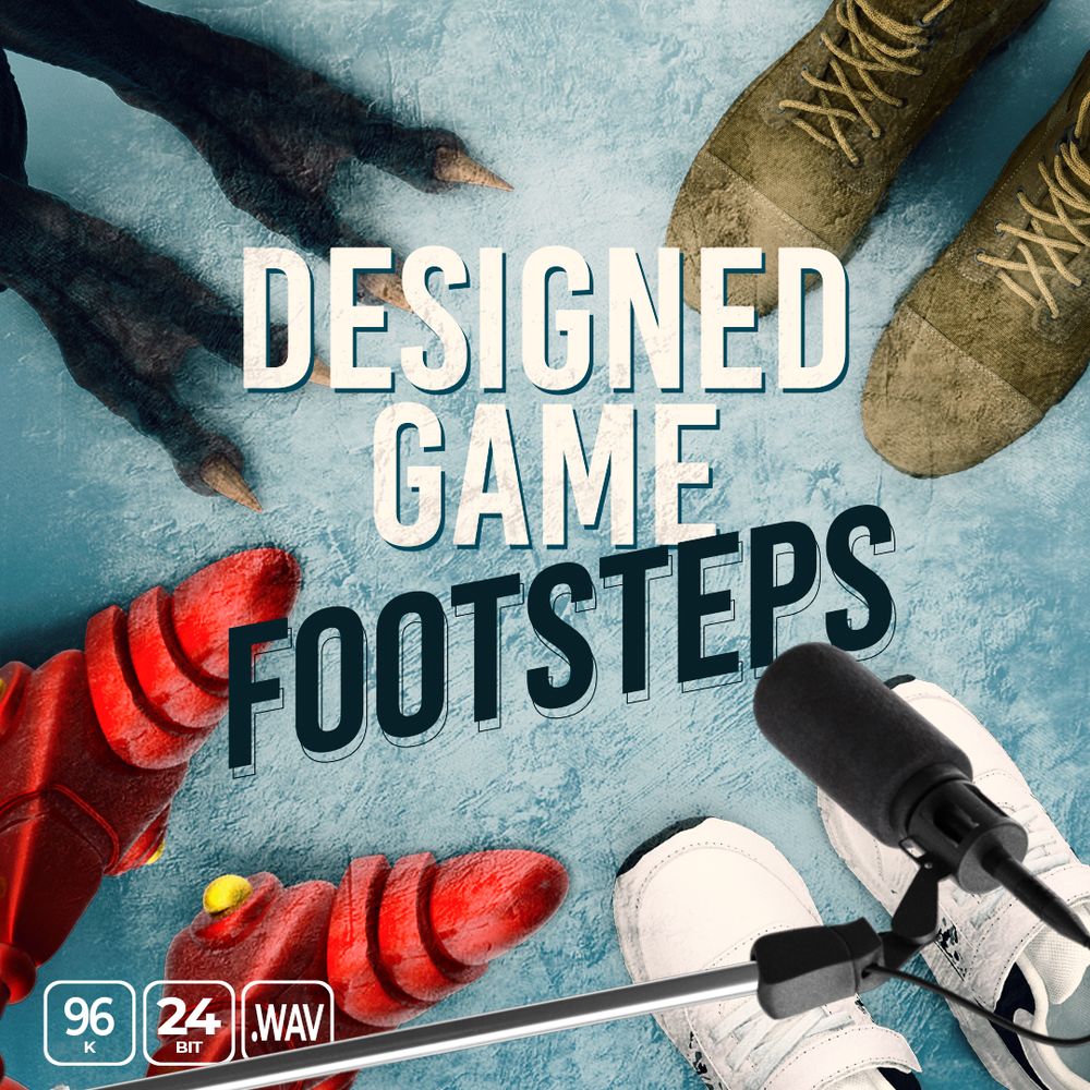 Designed Game Footsteps Sample Pack | LANDR Samples